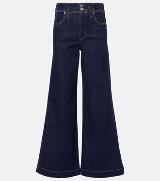 Frame Denim Jean The Seamed Wide à taille haute