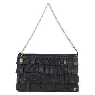 Chanel Pre-owned Cuir sacs-main - Femme - Pre-owned - Noir - Taille: ONE Size
