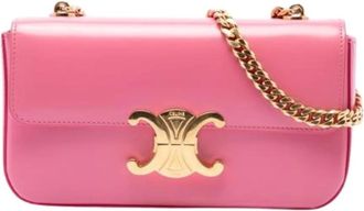 Celine Sac bandouli&egrave;re vintage Pre-owned - Femme - Pre-owned - Rose - Taille: ONE Size