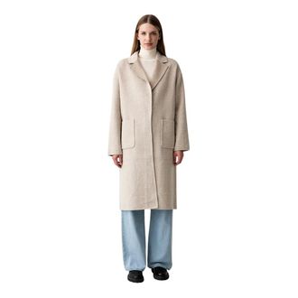 Joseph Ribkoff Manteaux &agrave; un boutonnage - Femme - Manteaux - Beige - Taille: 46 FR