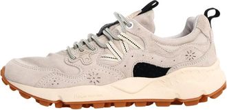 Flower Mountain Homme, Chaussures, Beige, Taille: 46 EU Yamano 3 Uni Suede/Cotton Baskets