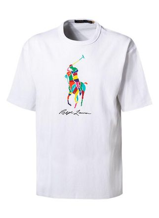 Polo Ralph Lauren Herren T-Shirts wei&szlig;