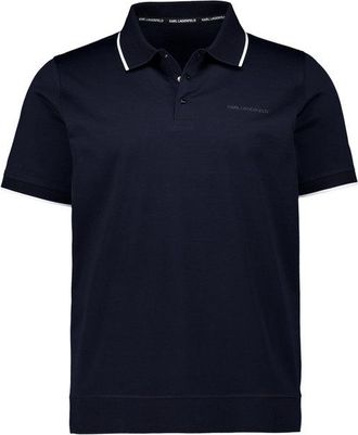 Karl Lagerfeld Herren Polo-Shirt blau