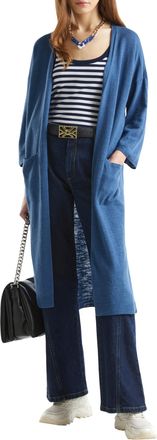 Benetton Damen M/L 105gd603h Strickjacke, blau, L