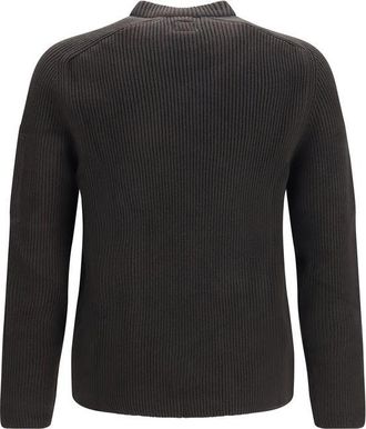 C.P. Company Full-Rib Cotton Knit Sweater - Brown