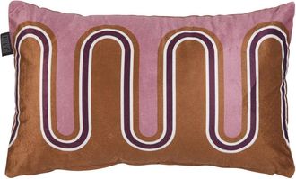 KAAT Amsterdam Shirley Zierkissen - 30x50 cm - Andere Qualit&auml;ten - Terrakotta