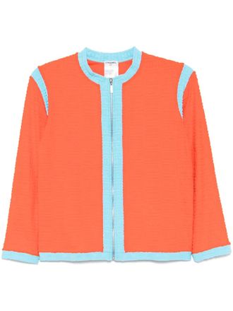 Chanel veste zippée (2002) - Orange
