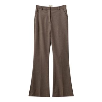 The Garment Femme, Pantalons, Brun, Taille: 38 FR Pantalon évasé sur mesure