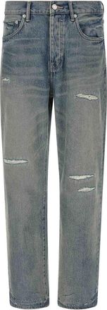 Purple Straight Leg Jeans - Grau