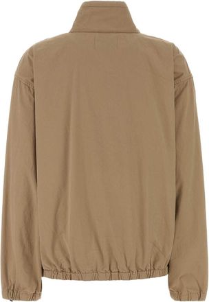 Miu Miu Gabardine Windbreaker Jacket - Beige