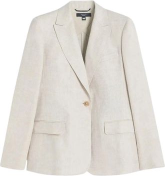 Max Mara Femme, Vestes, Beige, Taille: 44 FR Nalut Blazer