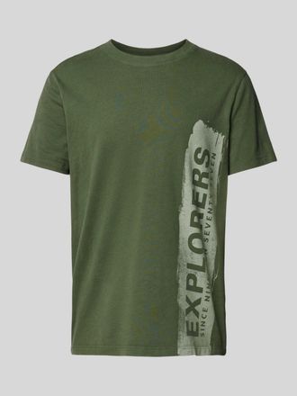 Camel Active Regular Fit T-Shirt aus reiner Baumwolle