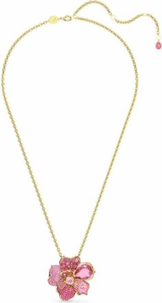 Swarovski Idyllia Anh&auml;nger Halskette - - Accessories - Damen - Rosa - ONE SIZE