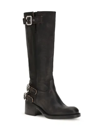 Chlo&eacute; Womens Boots Dakota Black Calfskin