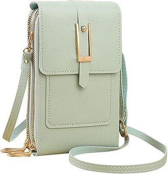 Generic Sac &agrave; bandouli&egrave;re pour t&eacute;l&eacute;phone portable &agrave; &eacute;cran transparent - Petit sac multifonction pour t&eacute;l&eacute;phone portable - Sac pour femme - Bandouli&egrave;re vertica