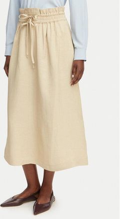 HUGO BOSS Trapezf&ouml;rmiger Rock C_Vakola 50558615 Beige Regular Fit