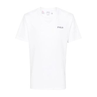 Polo Ralph Lauren Homme, Tops, Blanc, Taille: XL T-shirt blanc classique