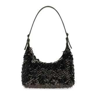 Michael Kors Nolita Kleine Pochette mit Paillettenverzierung - - Bags - Damen - Schwarzk - ONE SIZE
