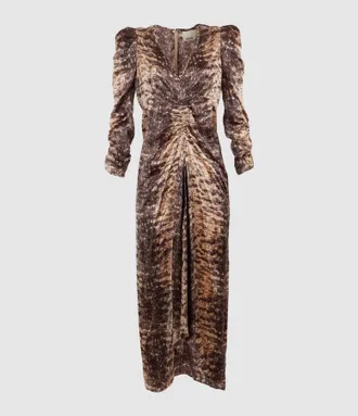 Isabel Marant Robe Albini Beige, D&eacute;fil&eacute;