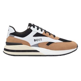 HUGO BOSS Herren Sneaker Kurt, Leder (Braun)
