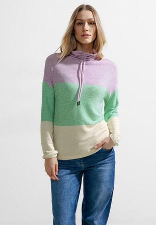 Cecil Langarmshirt mit Stehkragen