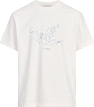 Pas Une Marque T-shirt ample imprim&eacute; en coton