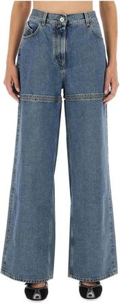 The Attico Femme, Jeans, Bleu, Taille: W27 Wide Jeans