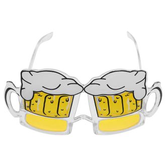 BESPORTBLE Party Sonnenbrille Bierkrug Design Leichte Transparente Brille f&uuml;r Sommerparty Hawaii Luau Pool und Geburtstagsfeiern