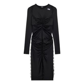 GCDS Spitzenkleid - - Dresses - Damen - Schwarzk - L