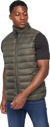 Crosshatch Gattering Weste f&uuml;r Herren, Gesteppt (Oliv Tarnmuster)