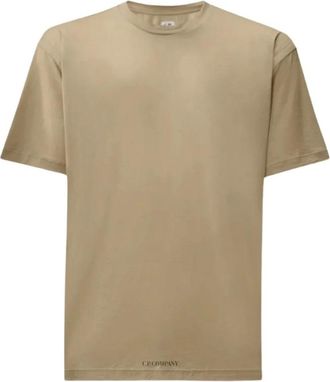 C.P. Company C.p. Company, Homme, Tops, Beige, Taille: L T-shirt &agrave; manches courtes