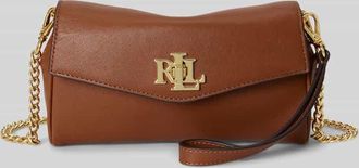 Lauren Ralph Lauren Umh&auml;ngetasche aus echtem Leder mit abnehmbarer Tragekette