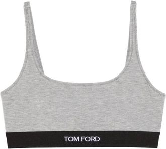Tom Ford Femme, Sous-v&ecirc;tements, Gris, Taille: 40 FR Modal Signature Bralette