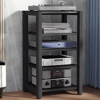 Generic 2/3/4/5-stufiges Audio-Rack Mit Plattenspielerst&auml;nder, AV-Komponenten-Medienst&auml;nder, Tower-Player-St&auml;nder, Heimstereo-Racksystem Mit H&ouml;henverstellbare