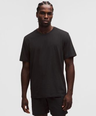 lululemon Zeroed In Kurzarmshirt f&uuml;r M&auml;nner - Gr&ouml;&szlig;e 2XL in Black