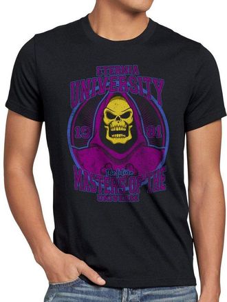 style3 T-Shirt Eternia University he masters universe man skeletor anime