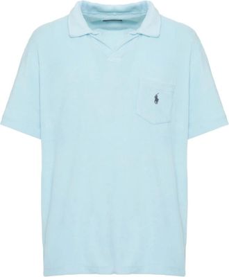 Ralph Lauren Homme, Tops, Bleu, Taille: XL Polo en Coton