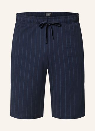 Schiesser Schlafshorts Mix+Relax blau