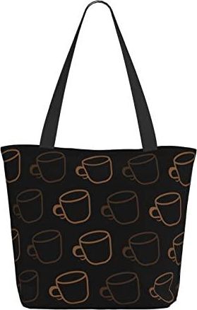 AOOEDM Tasses &agrave; caf&eacute; motif sac &agrave; provisions pour femme 33 x 27,9 x 17,8 cm. Le cadeau parfait pour la Saint-Valentin. Cest de la Saint-Valentin pour maman, f