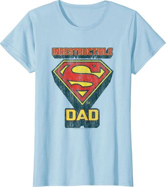 DC Comics Superman Indestructible Dad Vater Papa T-Shirt