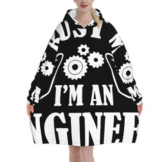 Generic Smoking &agrave; capuche pour femme et homme adulte surdimensionn&eacute; pour une couverture douce et chaude