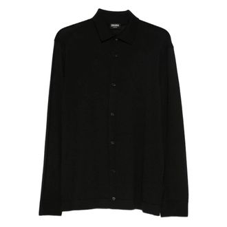 Ermenegildo Zegna Pullover mit klassischem Kragen - - Shirts - Herren - Schwarzk - 2XL
