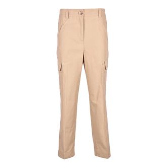 Twinset Cargo Cropped Hosen - - Trousers - Damen - Beige - XL