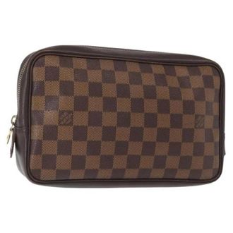 Louis Vuitton Pre-owned Vintage Canvas Clutch - - Pre-owned - Damen - Braun - ONE SIZE