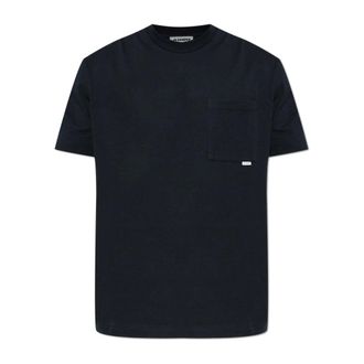 Jil Sander Homme, Tops, Bleu, Taille: L T-Shirt avec poche