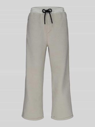 HUGO BOSS Regular Fit Sweathose mit Fleece-Struktur