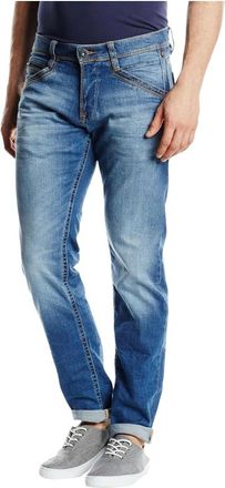 Camel Active Herrenblaue Jeans- Perfekter Sitz f&uuml;r jeden Anlass - - Jeans - Herren - Blau - W40