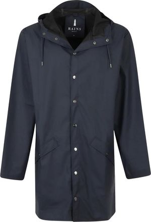 Rains Long Jacket W3 - Homme - Vestes - Bleu - Taille: XL