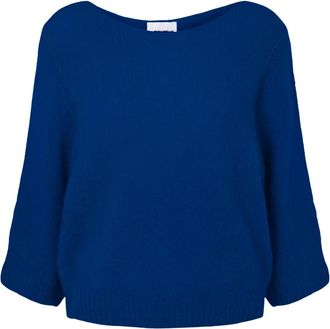 Americandreams Americandreams, Femme, Pulls, Bleu, Taille: 38/40 FR Heidy Short Sleeve Pullover