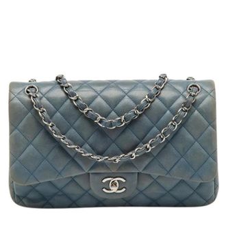 Chanel Pre-owned Vintage Schultertasche - - Pre-owned - Damen - Blau - ONE SIZE
